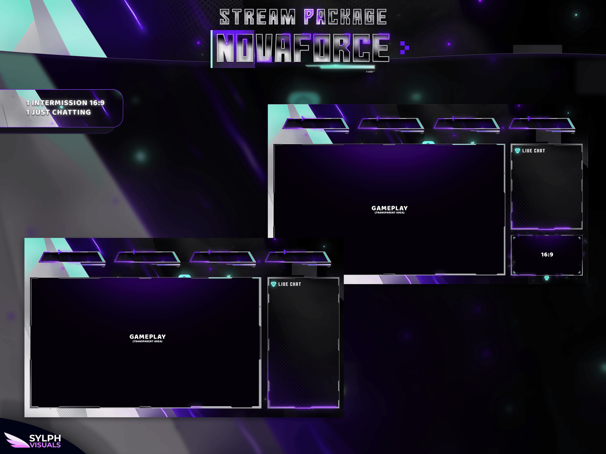 NovaForce Stream Overlay - SylphVisuals
