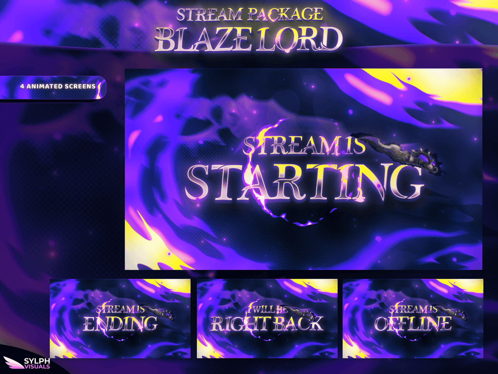 Blaze Lord Stream Overlay - SylphVisuals