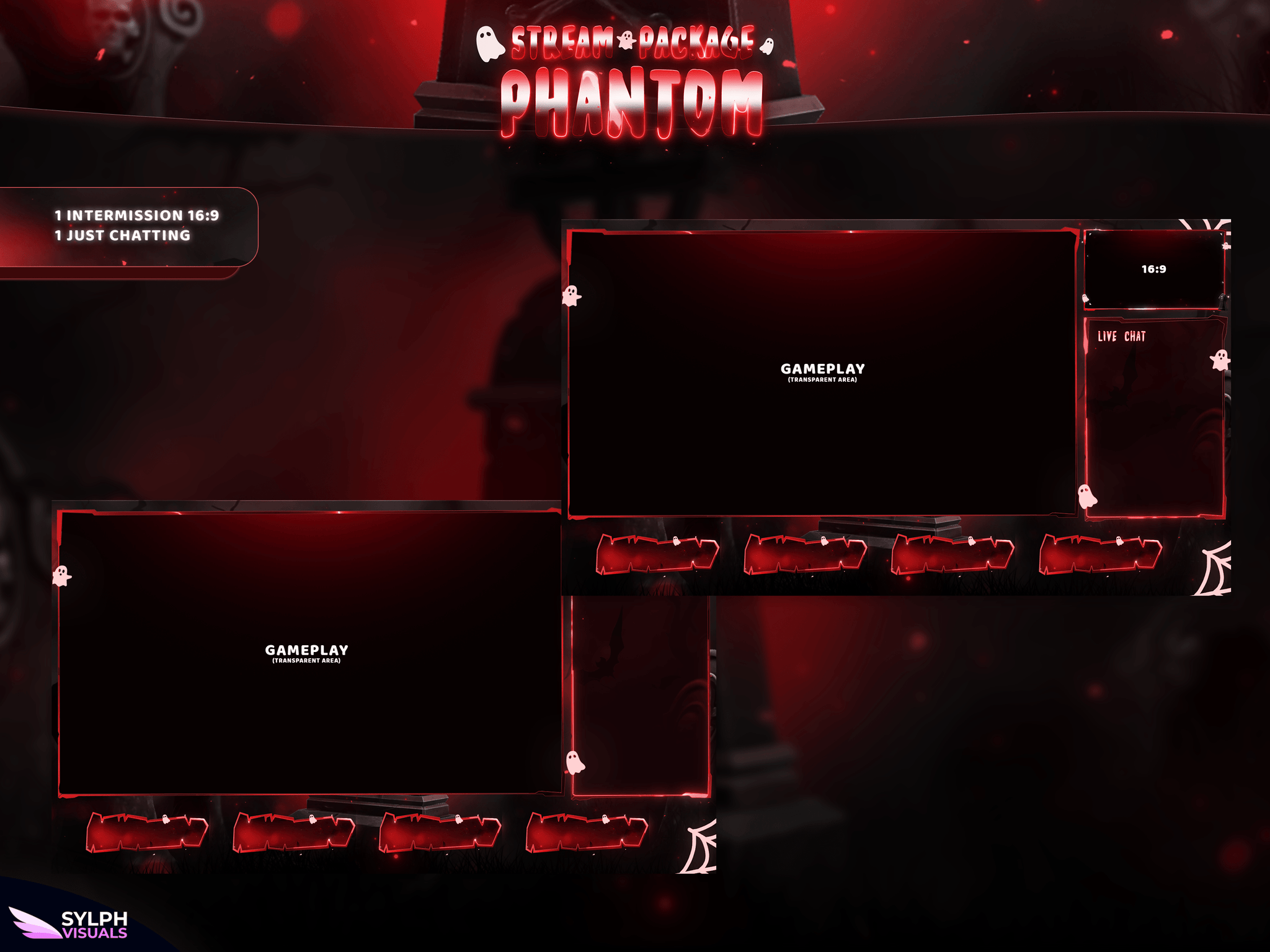 Phantom Stream Overlay - SylphVisuals
